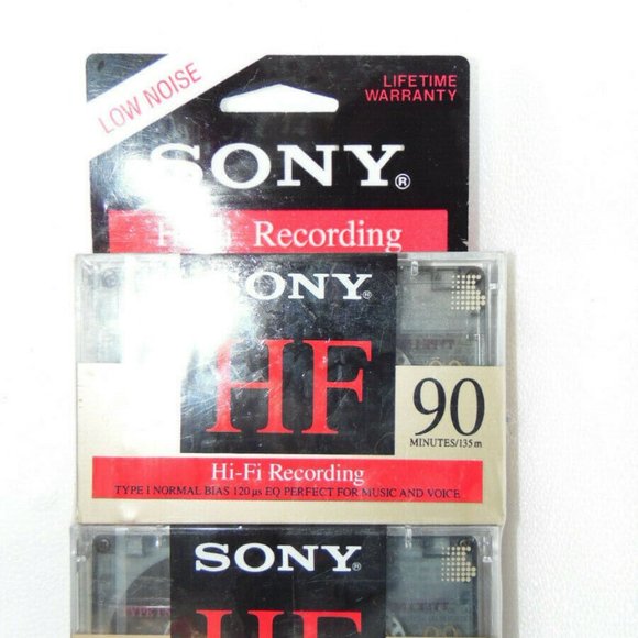 7 Vintage New in Package Sony HF90 Normal Bias Cas | Portable Audio & Video | 7 Vintage New In ...